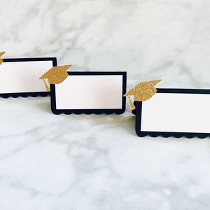 Graduation Food Labels, Black and Gold, Candy Food Labels, Buffet Food ...