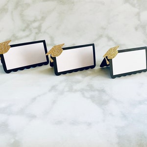 Graduation Food Labels, Black and Gold, Candy Food Labels, Buffet Food ...