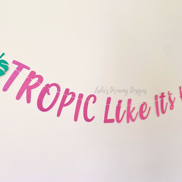 Tropical Birthday Decorations - Etsy