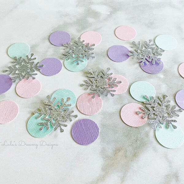 Snowflake Confetti - Etsy