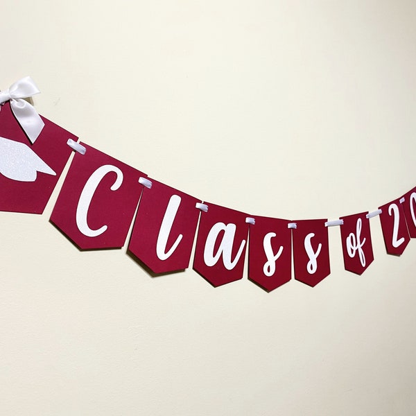 Red and White Graduation Decor - Etsy