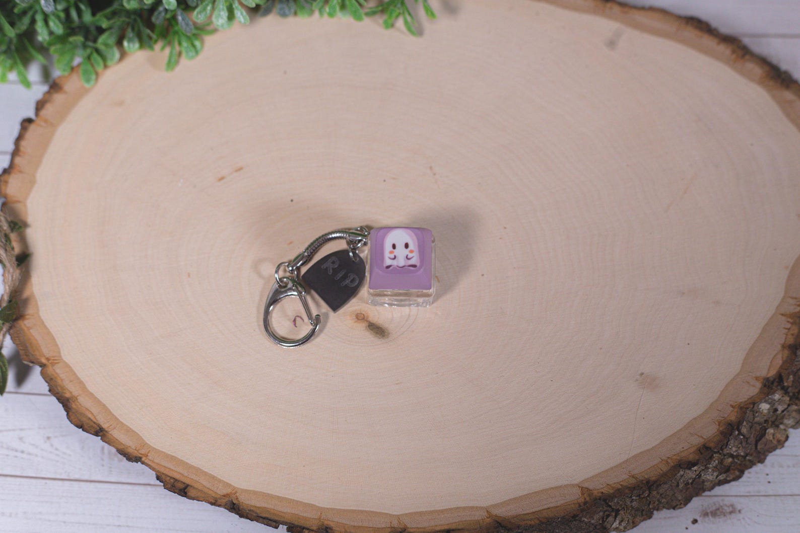 Fidget Keycap Keychain Clicky Toy Stimming Cute Anime Kawaii Ghost ...
