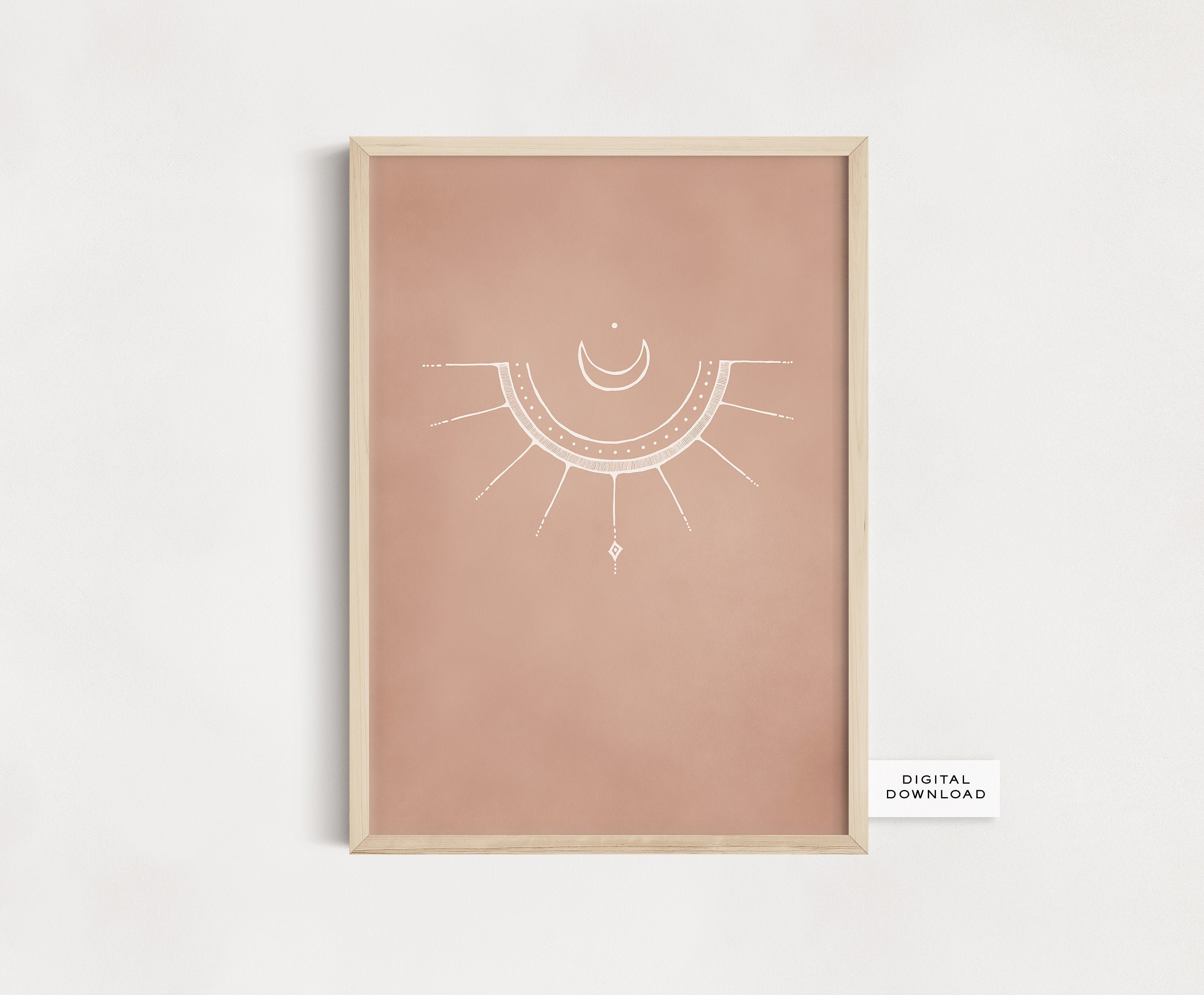 Soul Line Art Print Minimal Prints Digital Downloadable | Etsy