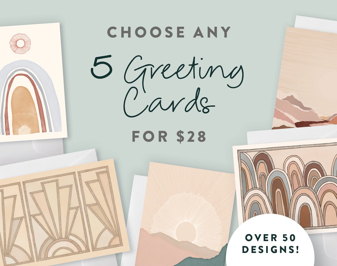 Bulk Greeting Card Bundle | Gift Card Pack | Unique Card | Birthday ...
