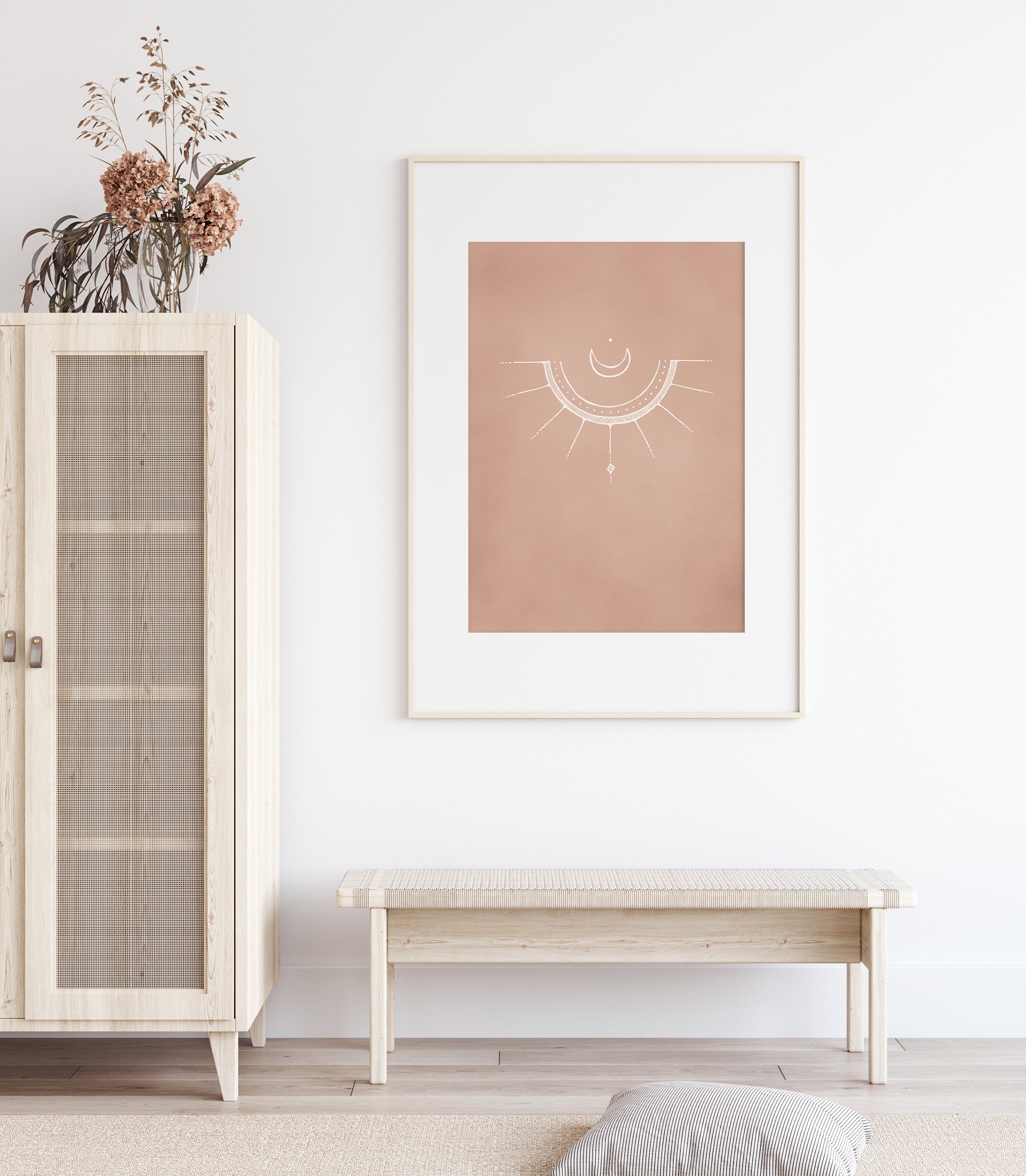 Soul Line Art Print Minimal Prints Digital Downloadable | Etsy