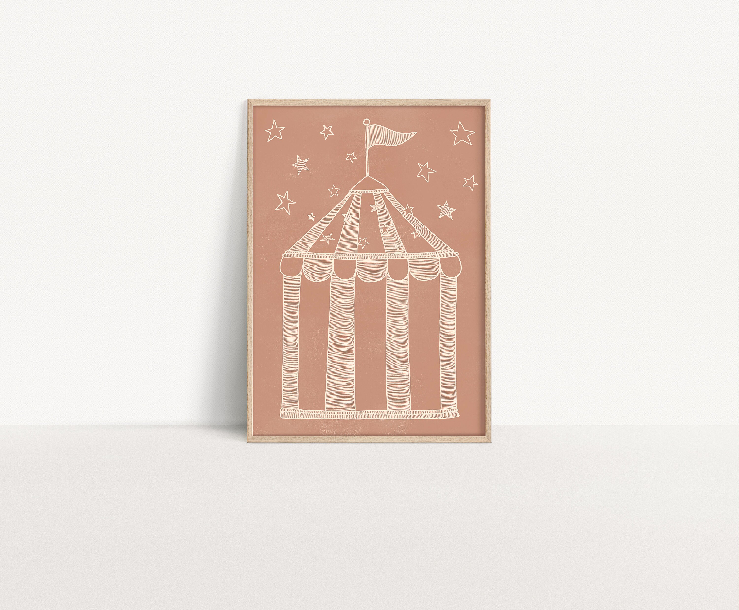 Circus Texture Rose digital Download Art Print Printable | Etsy