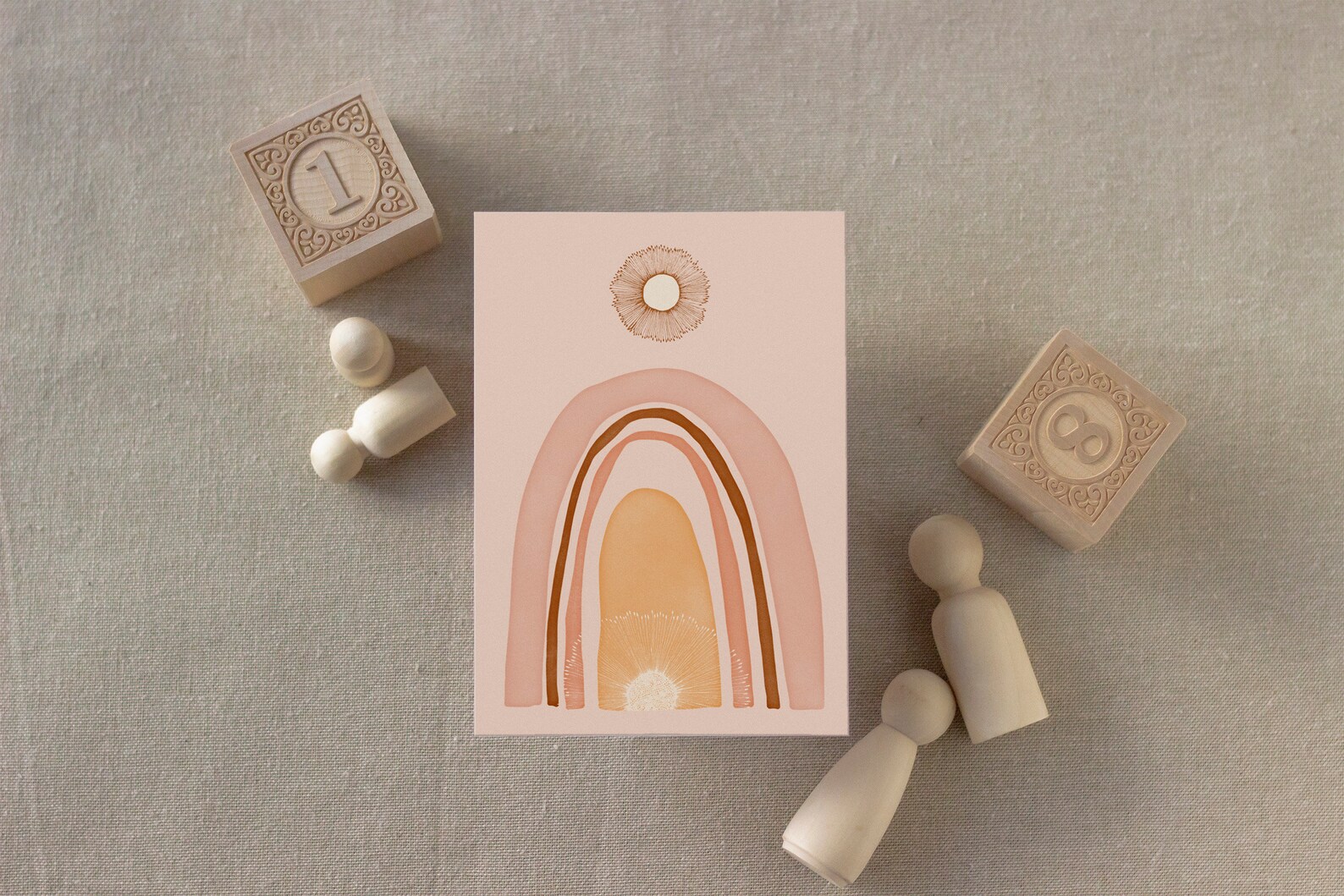 Greeting Card Gender Neutral Card Rainbow Gift Card Baby - Etsy Australia