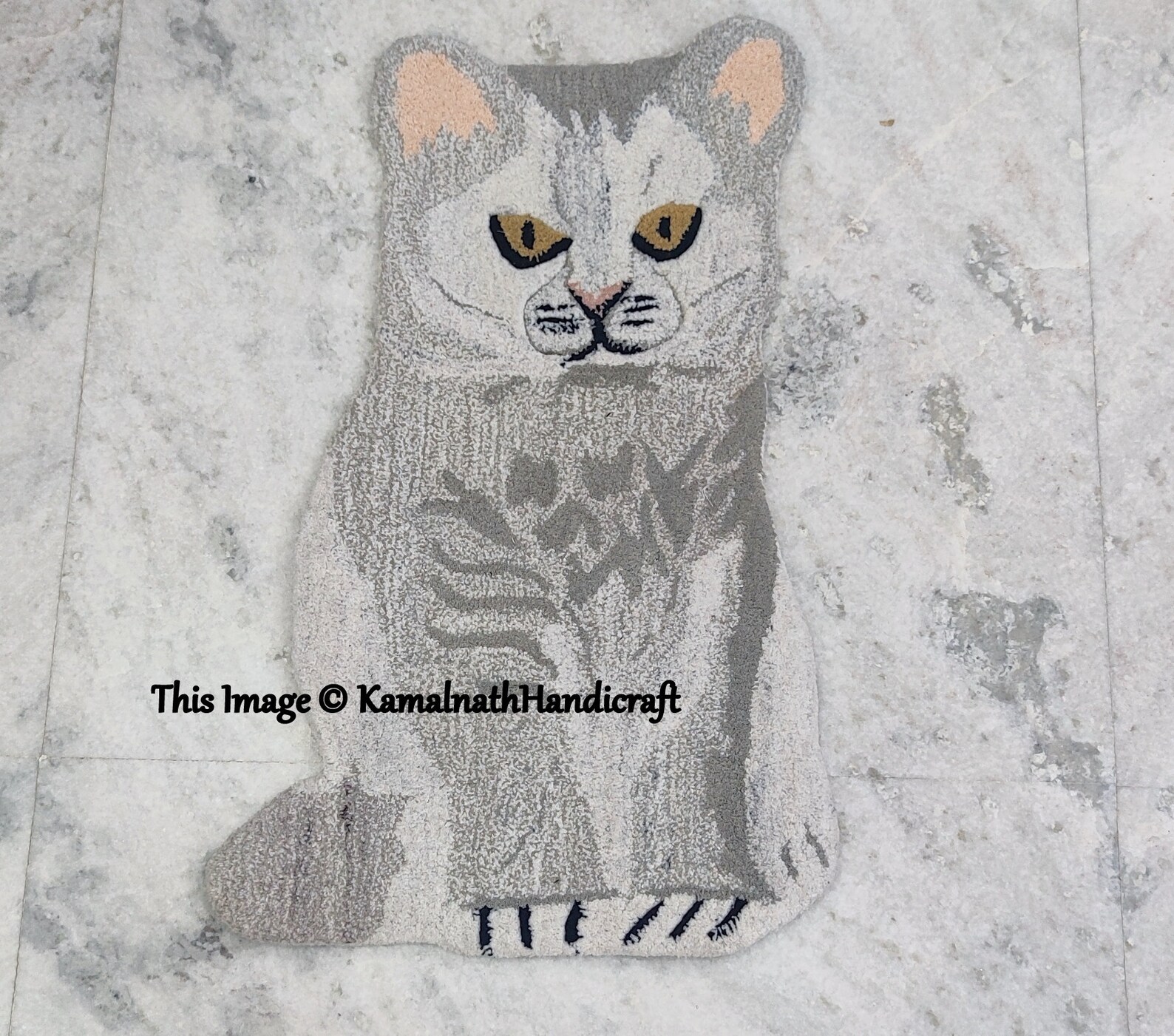 Hand Tufted Cat Skin Wool Carpet Home Decorative Living Room | Etsy