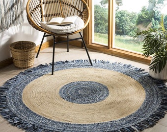 Round Mandala Rug - Etsy