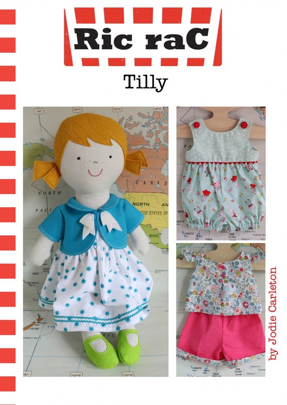 Tilly Doll Sewing Pattern - Etsy
