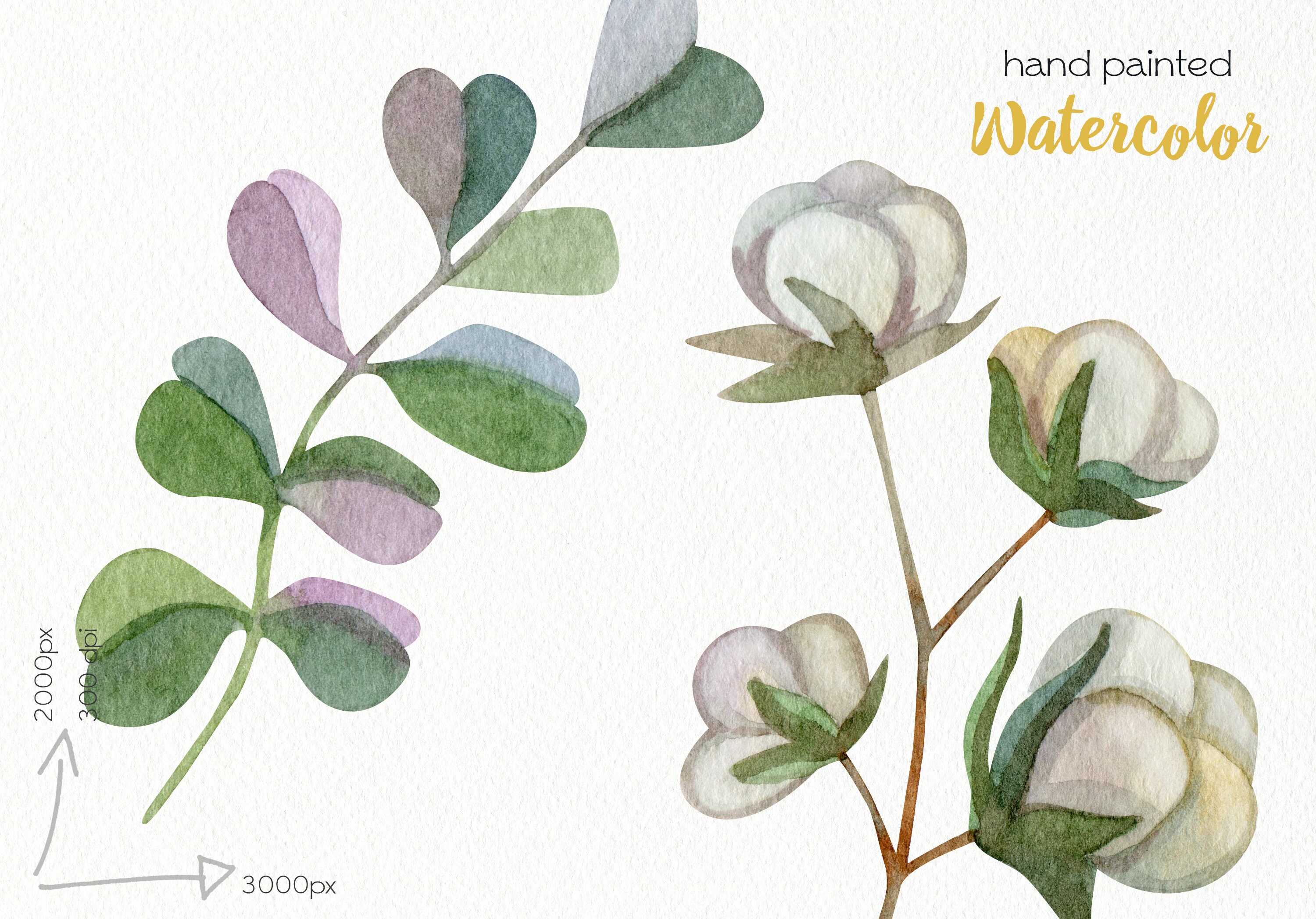 Boho Watercolor Clipart / Modern Home Decor / Trendy Cozy Home | Etsy