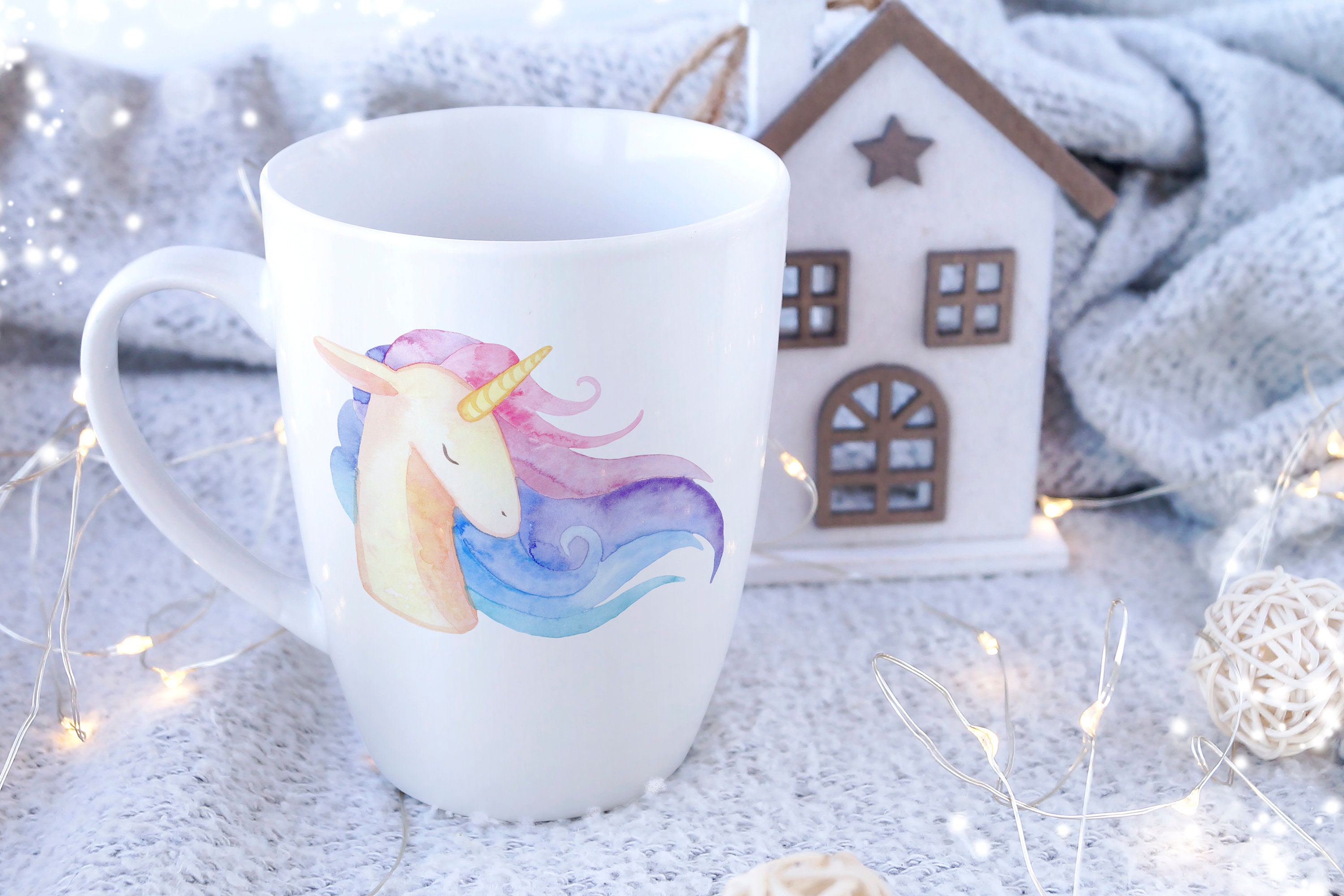 Watercolor Unicorn Clipart / Magical Unicorns Clip Art / - Etsy