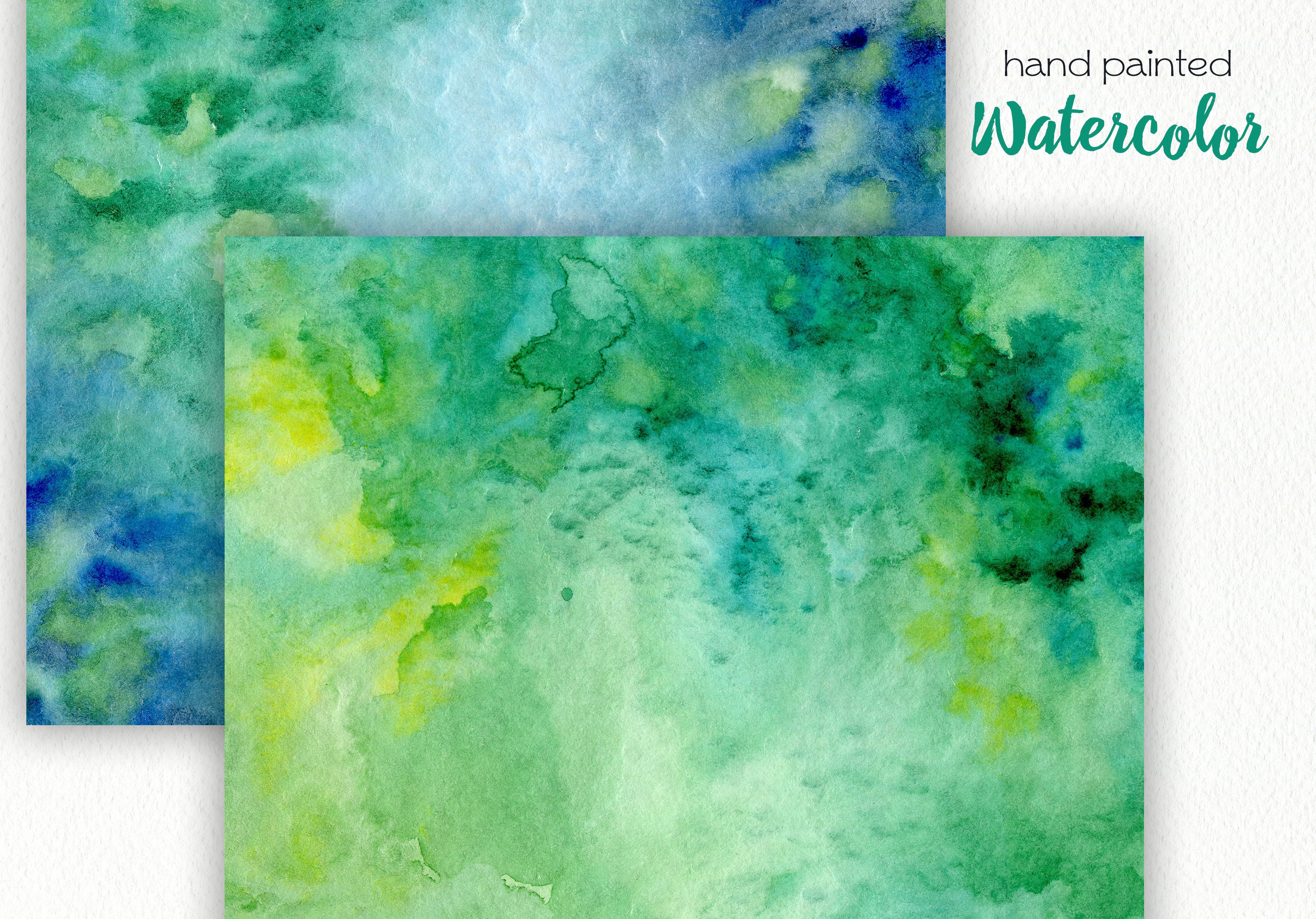 Watercolor Digital Paper / Scrapbook Paper / Multicolour - Etsy