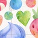 Watercolor Ice Cream and Cupcakes Clipart / Summer Sweet Food / Digital ...