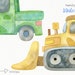 Watercolor Transport Clipart / Cars Clipart / Cartoon Boy Clipart ...