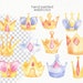 Watercolor Crown Clipart / PNG Files / Instant Download - Etsy