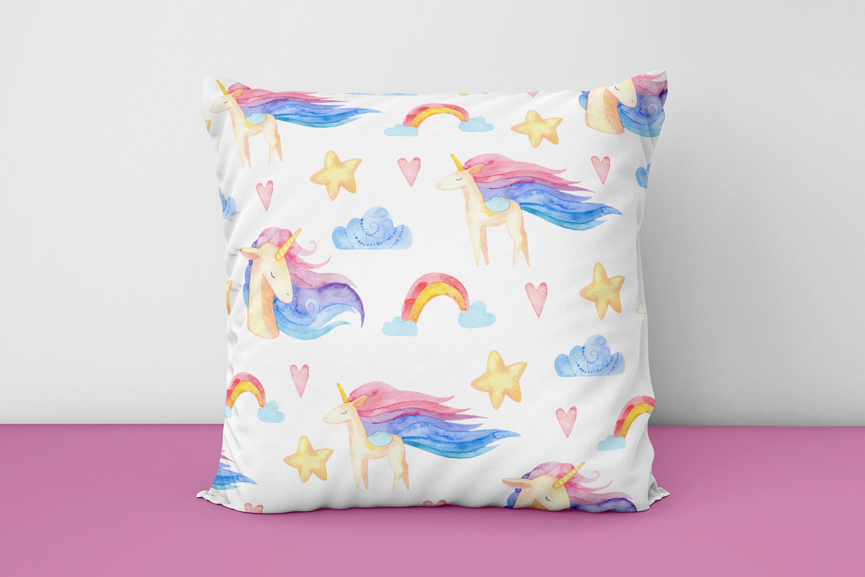 Watercolor Unicorn Clipart / Magical Unicorns Clip Art / - Etsy