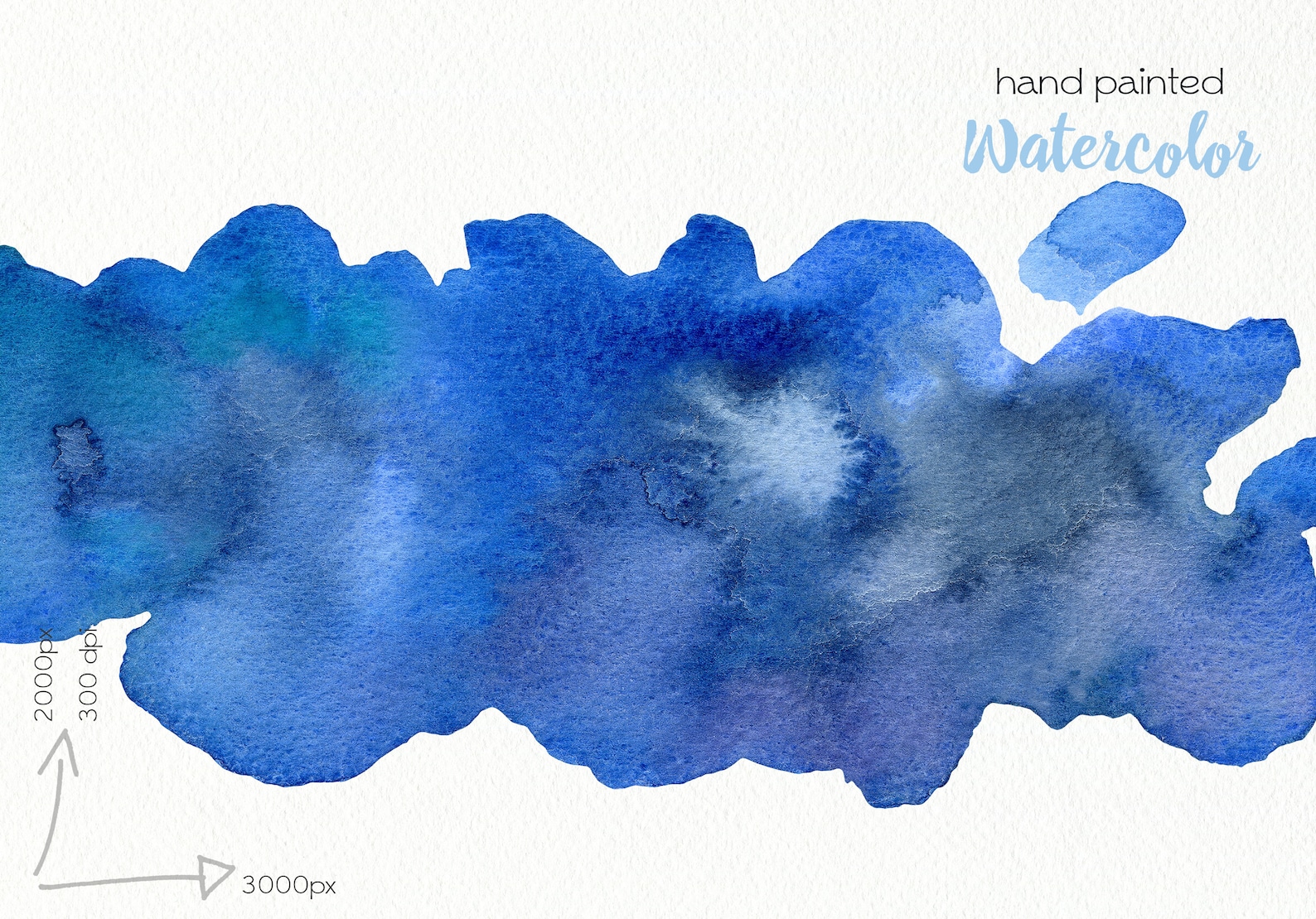 Watercolor Spots Clipart / Splashes and Splotches / Textures / Shapes ...