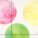 Watercolor Circles Clip Art / Hand Painted Shapes / Colorful Spots ...