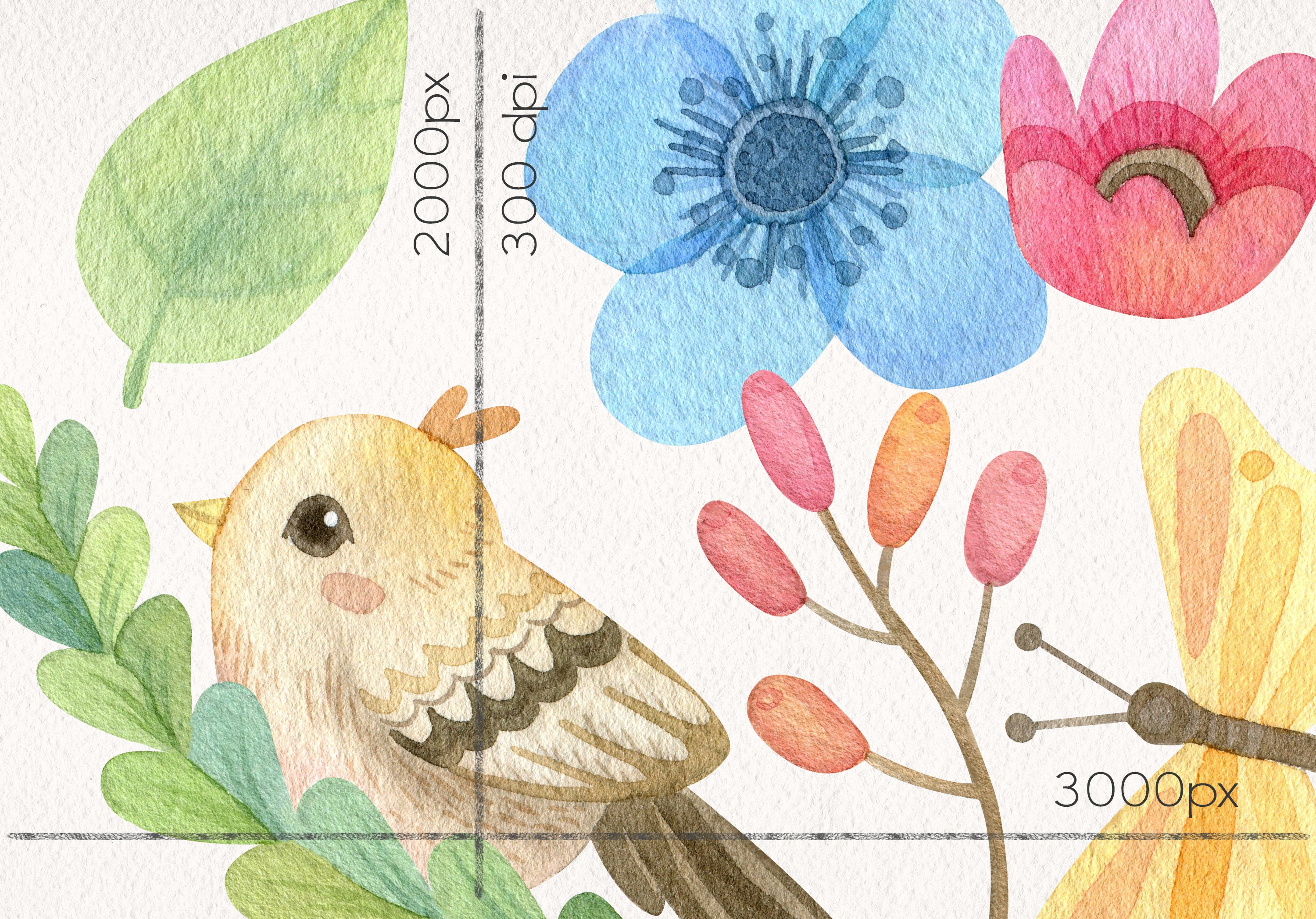 Cute Easter Bunny Clipart / Happy Rabbit Clipart / Spring Holiday ...