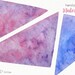 Watercolor Triangles Clipart / Geometric Figures / Printable, Digital ...