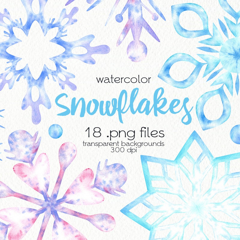 Winter Watercolor - Etsy