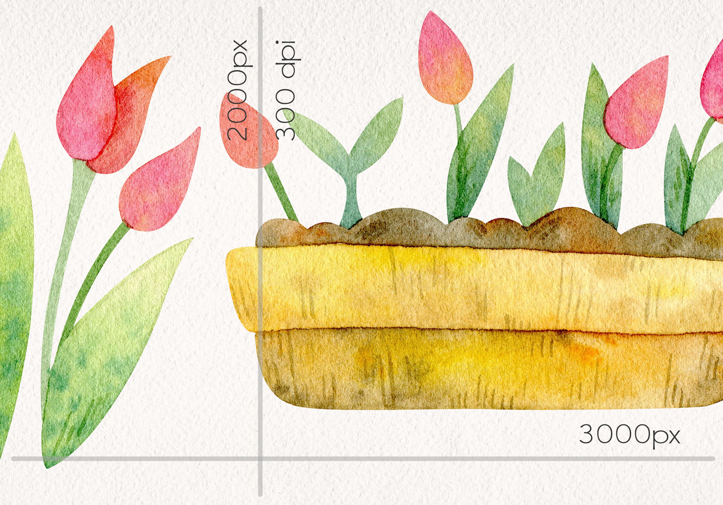 Watercolor Garden Clipart / Gardening Tools Clipart / Spring - Etsy