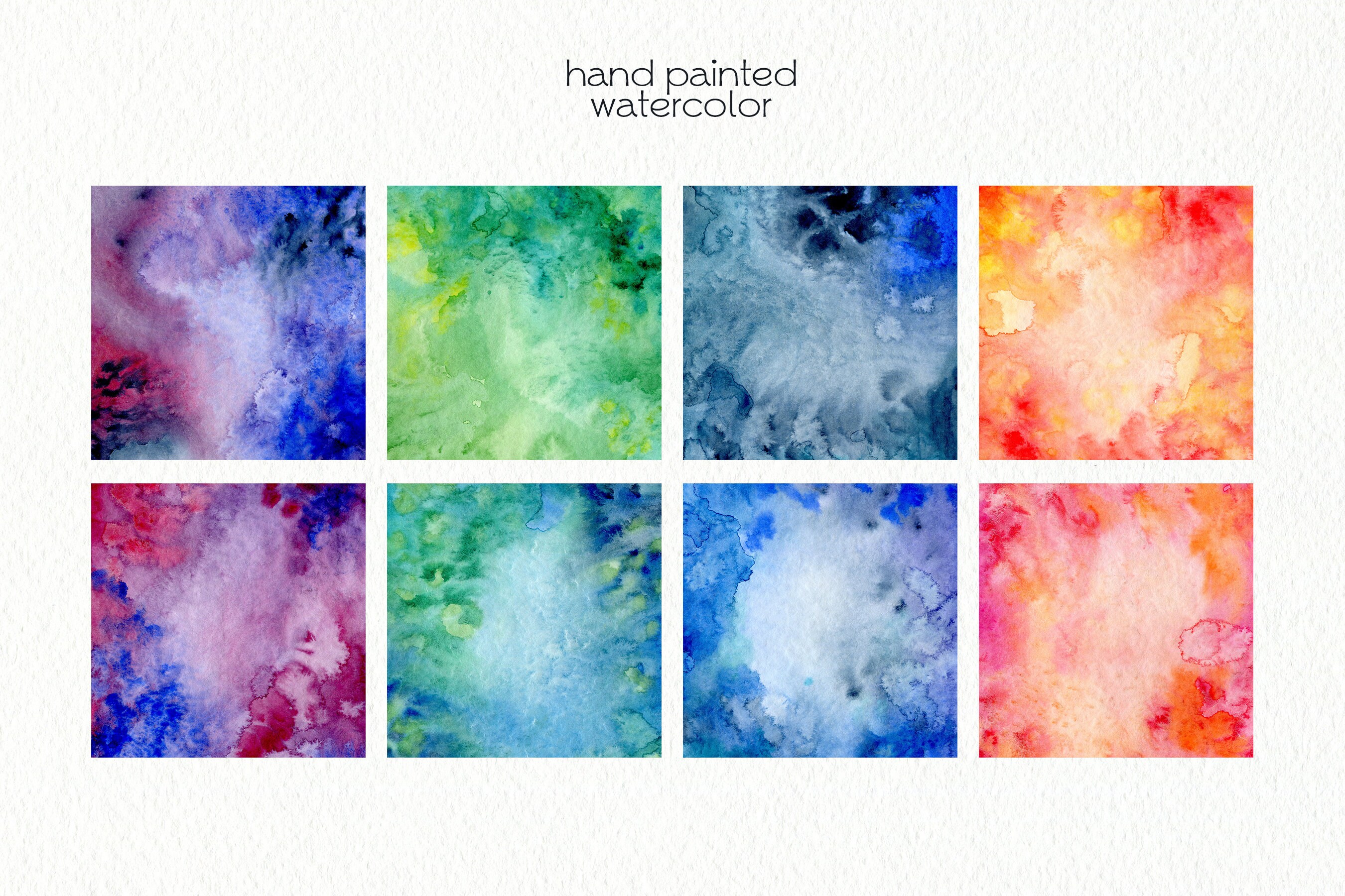 Watercolor Digital Paper / Scrapbook Paper / Multicolour - Etsy