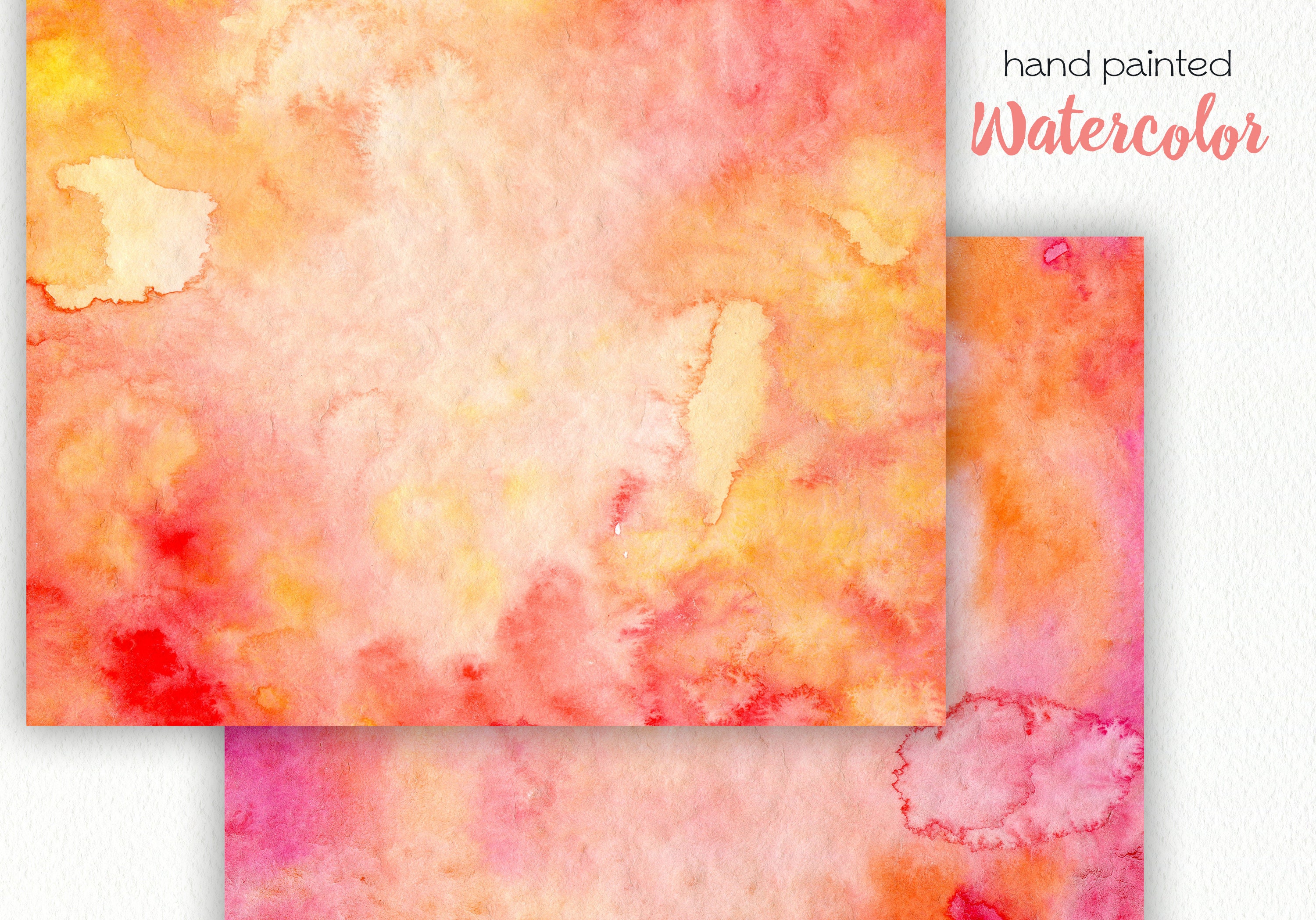 Watercolor Digital Paper / Scrapbook Paper / Multicolour - Etsy