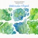 Watercolor Spots Clipart / Brush Strokes / Textures and Backgrounds ...