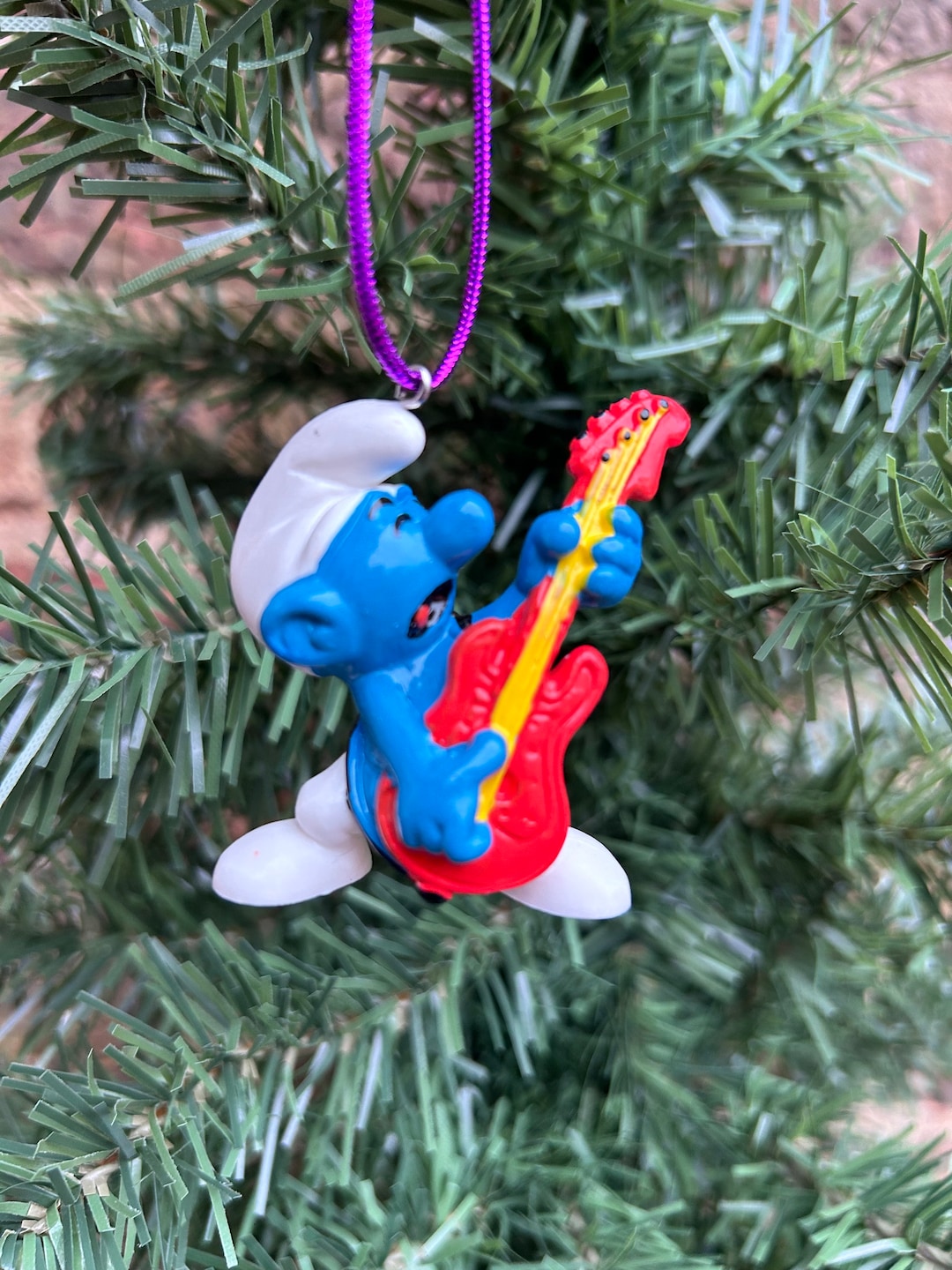Smurf. Mcdonald’s Happy Meal Toy. 1996. Christmas Tree Decoration ...