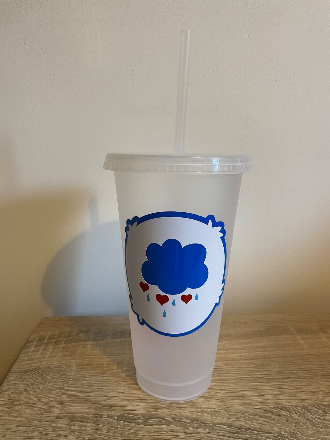 Grumpy Bear. Care Bears Cup. Cold Cup. Cup With Vinyl. Reusable Cup ...