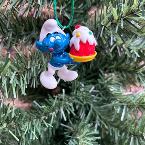 Smurf. Mcdonald’s Happy Meal Toy. 1996. Christmas Tree Decoration ...