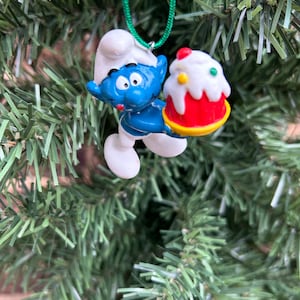 Smurf. Mcdonald’s Happy Meal Toy. 1996. Christmas Tree Decoration ...