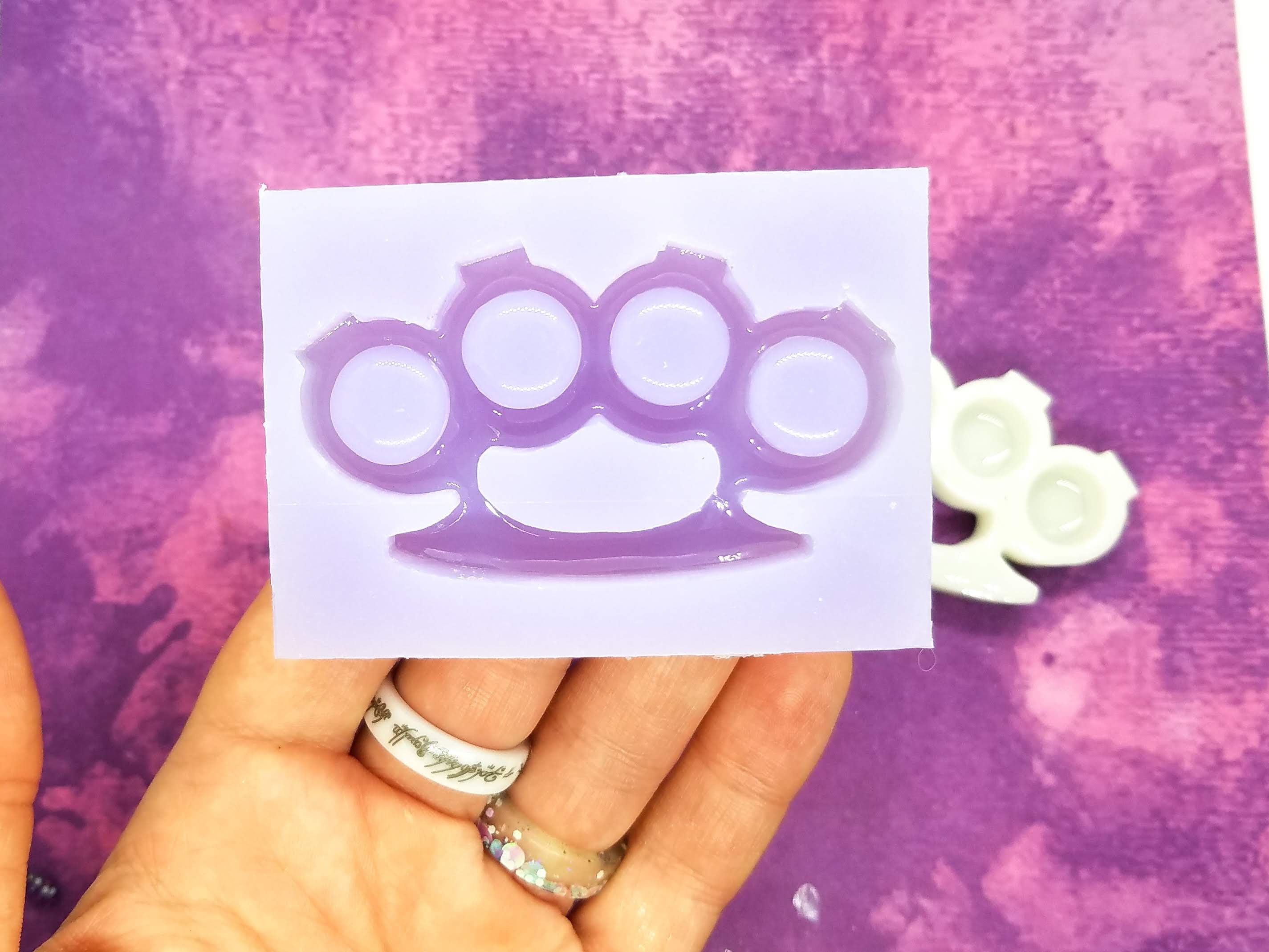 Brass Knuckles Shaker Rubber Mold Opaque Made in America - Etsy