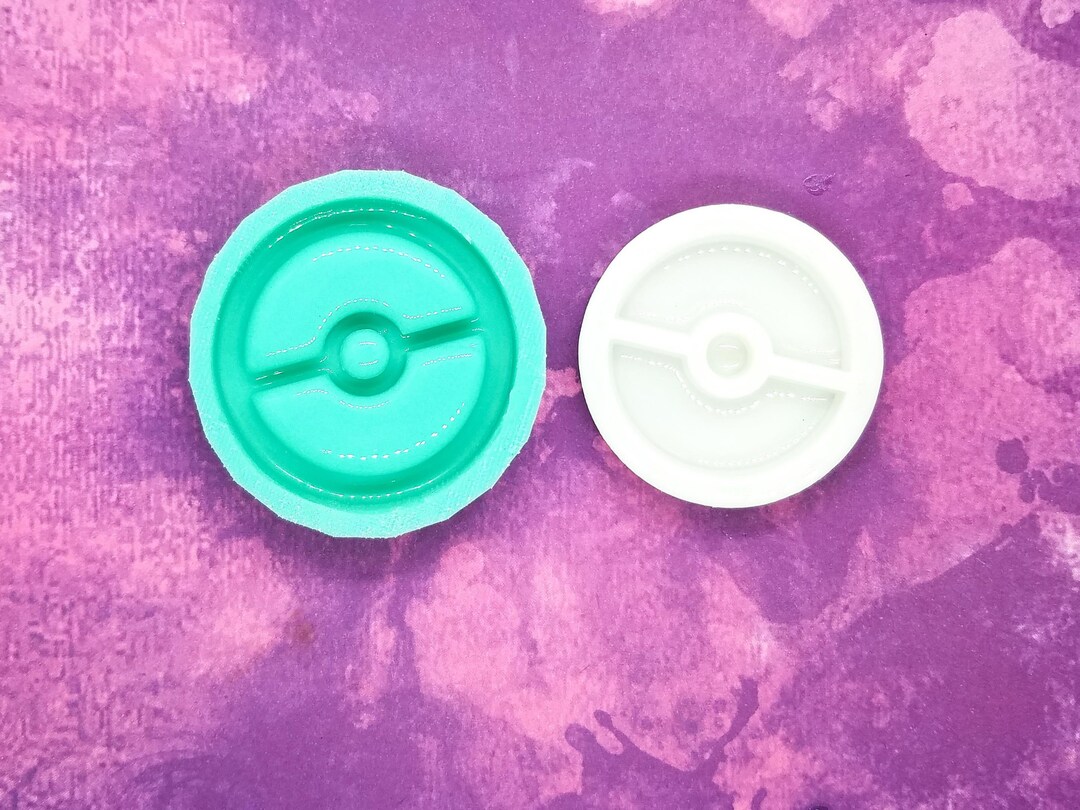 Pokeball Shaker Rubber Mold Opaque Made in America - Etsy