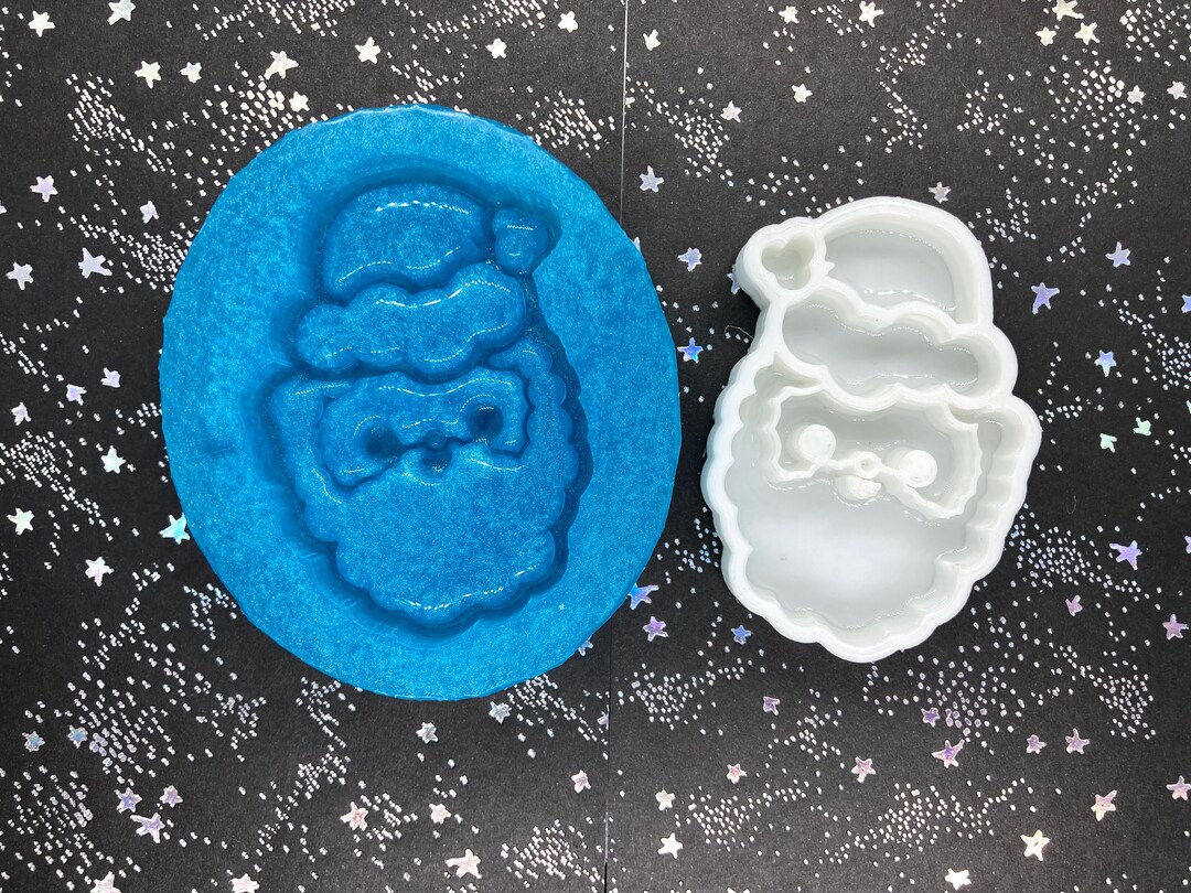 Santa Shaker Rubber Mold Opaque Made in America - Etsy