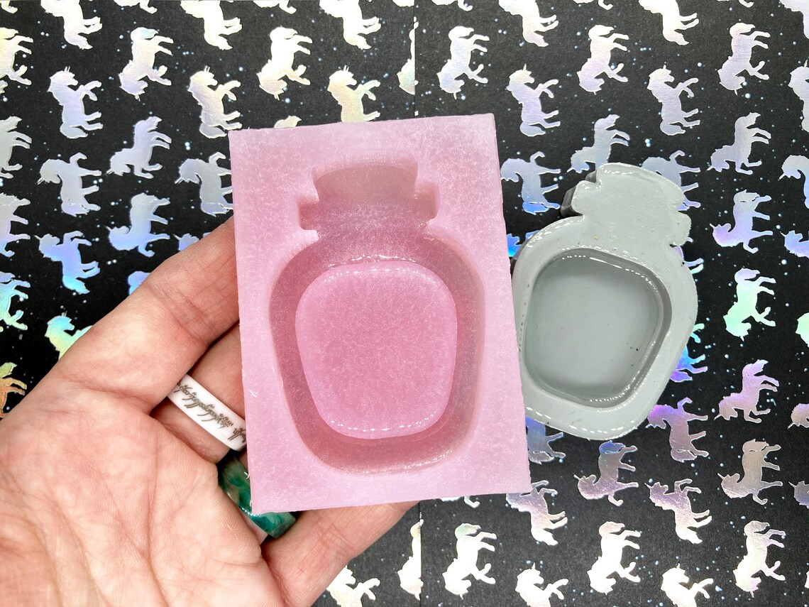 Bottle Potion Shaker Rubber Mold Opaque Made in America - Etsy
