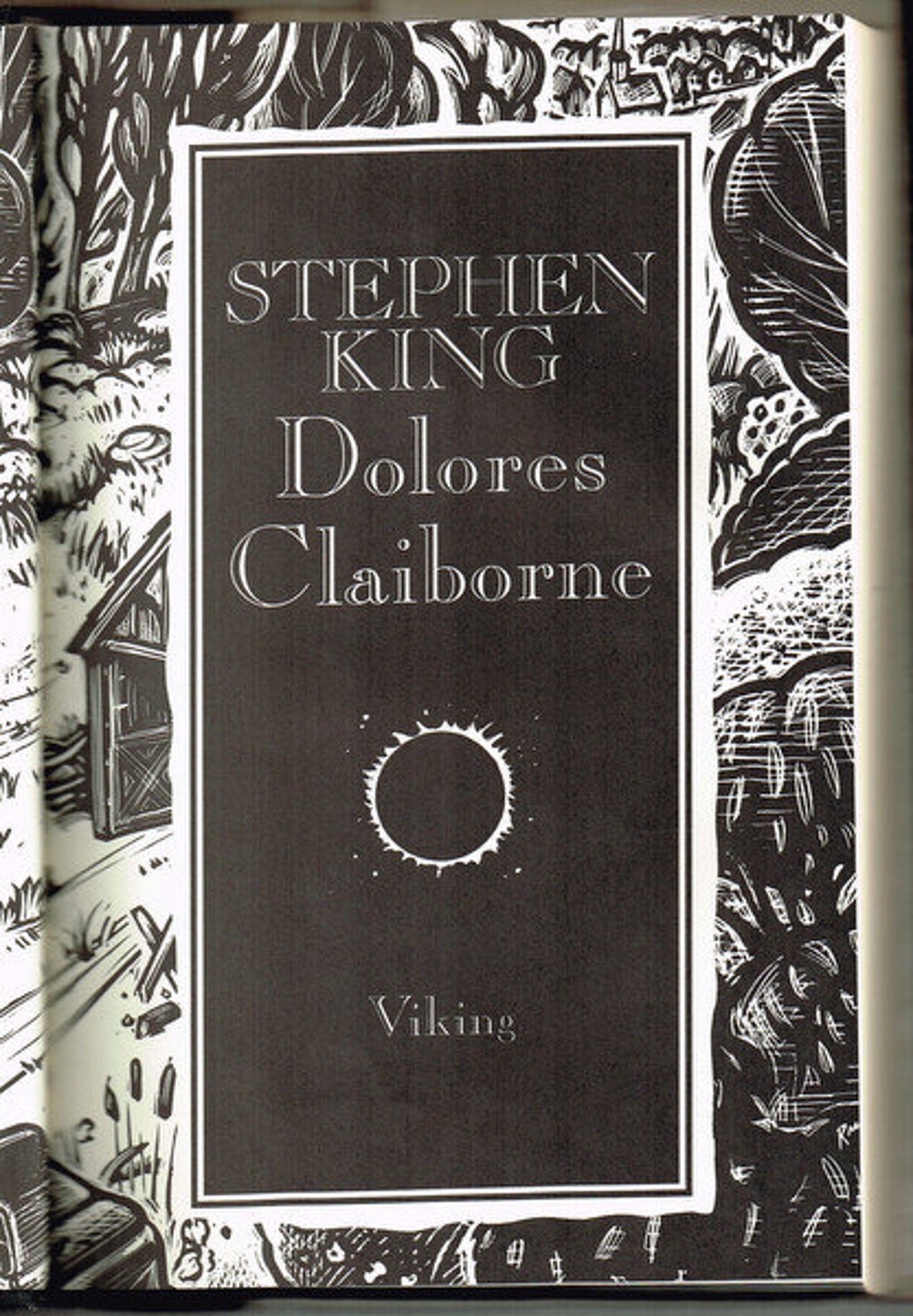 FIRST EDITION Stephen King "dolores Claiborne" Large Print Edition - Etsy