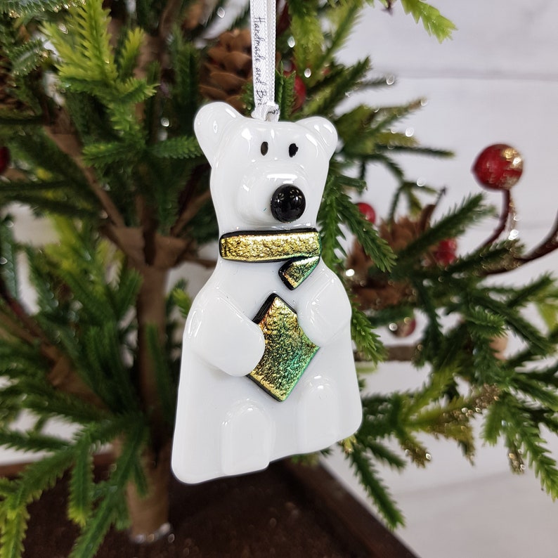 Polar Bear Christmas Tree Decoration | Etsy
