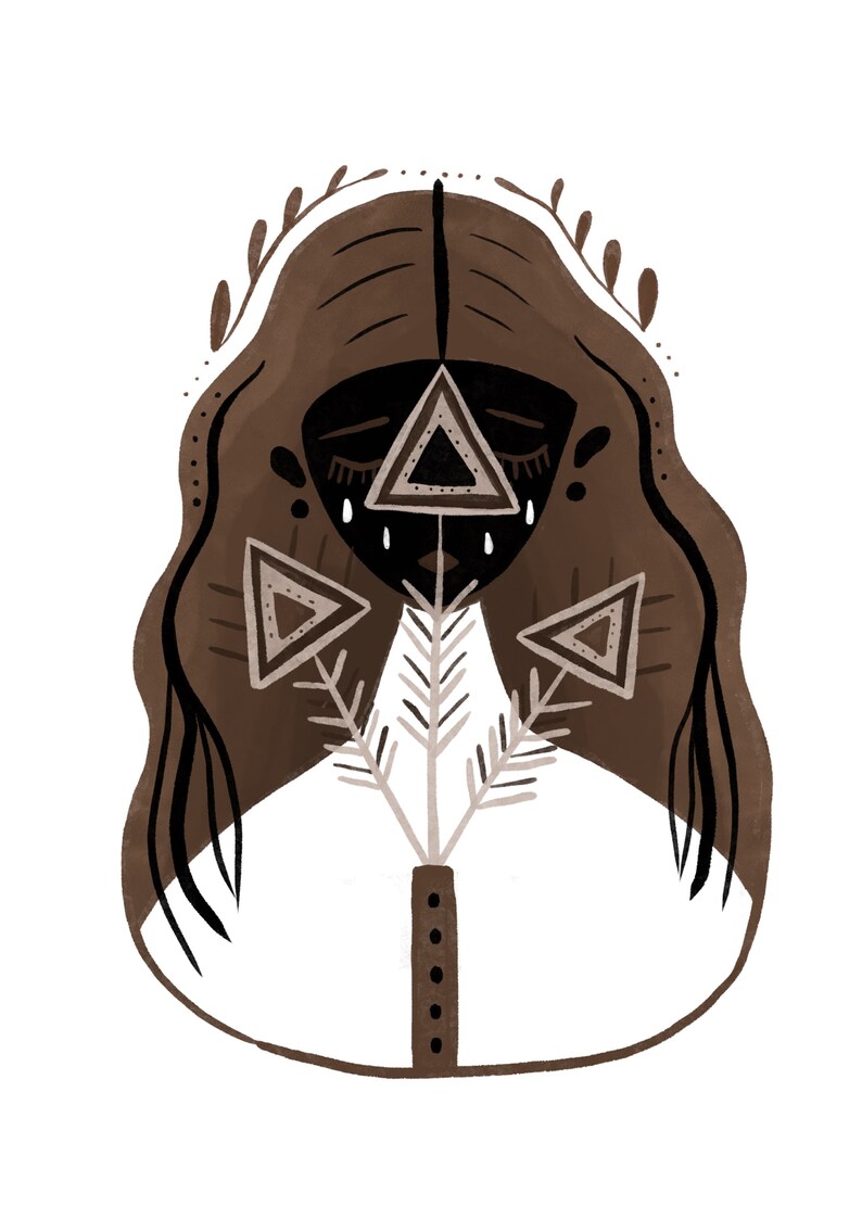 Berehynia Digital File Goddess Illustration Ukrainian - Etsy