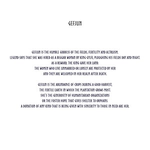 Gefjun Gefjon Norse Goddess Art Print Illustration Witch Pagan Norse ...