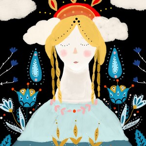 Frigg - Frigga - Norse Goddess Poster Print - Illustration - Witch ...