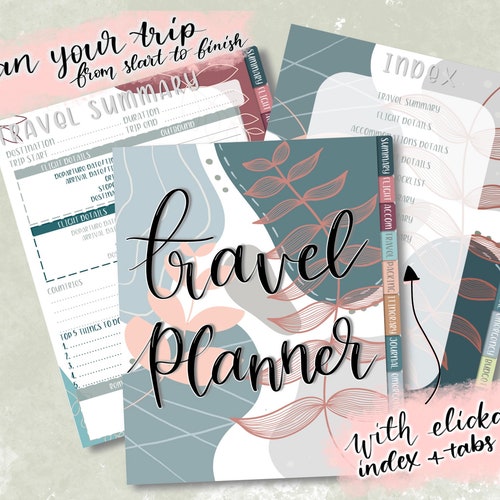 Digital Travel Planner Goodnotes Travel Itinerary Travel - Etsy