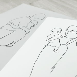 Intimate Art, Couple Kiss Line Art, Romance Art, Love Art Print ...