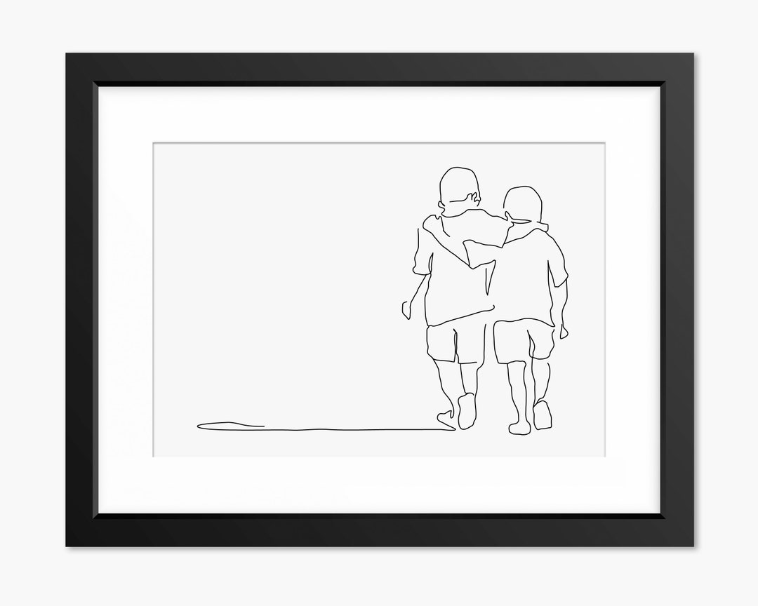 Brothers Gift, Brothers Print, Brothers Wall Art, Family Print, Gifts ...
