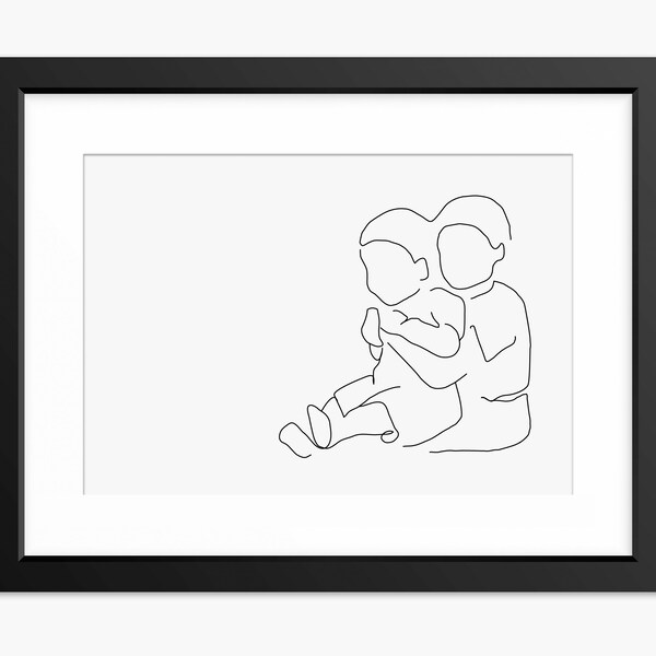 Line Drawing - Etsy