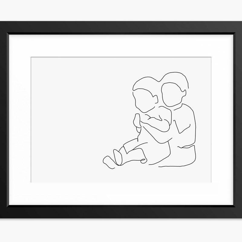 Line Drawing - Etsy