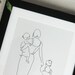 Family Line Art Family Drawing Family Illustration Family - Etsy