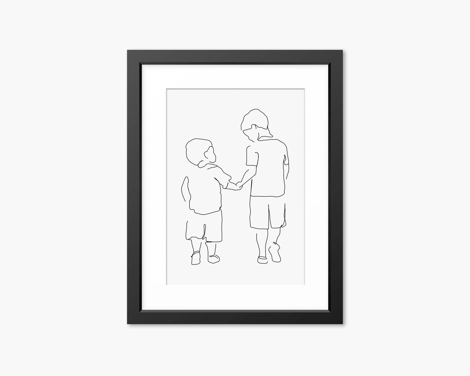 Brothers Gift, Brothers Print, Brothers Wall Art, Family Print, Gifts ...